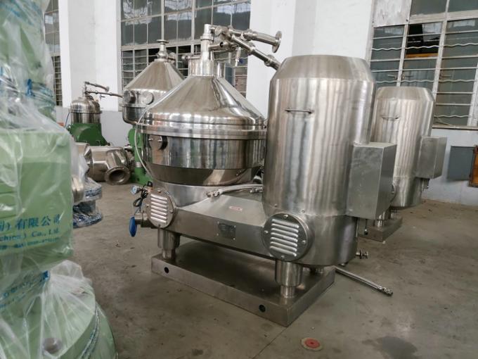 Stainless Steel Milk And Cream Separator For Cold / Warm Milk Separation