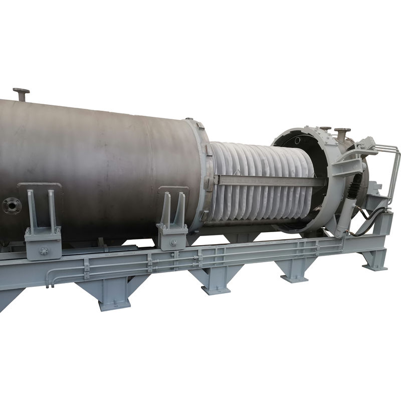 Horizontal Plate Pressure Filter Industrial Housing 0.4 Mpa For ...
