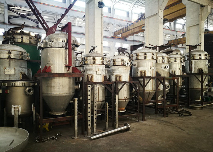 Small Vertical Pressure Leaf Filter With Automatic Valve Discharge ...