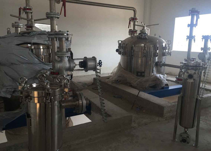 Stainless Steel Vertical Pressure Filter , Pressure Filtration System ...
