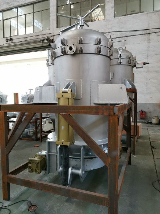 Automatic Vertical Plate Pressure Filter , Vacuum Leaf Filter Small ...