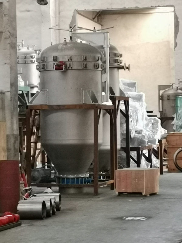 High Efficiency Vertical Metal Leaf Filter / Durable Vertical Plate Filter