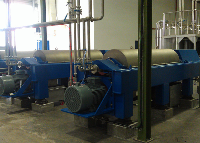High Efficiency Horizontal Decanter Centrifuge PVC Sludge Used 220V / 380V